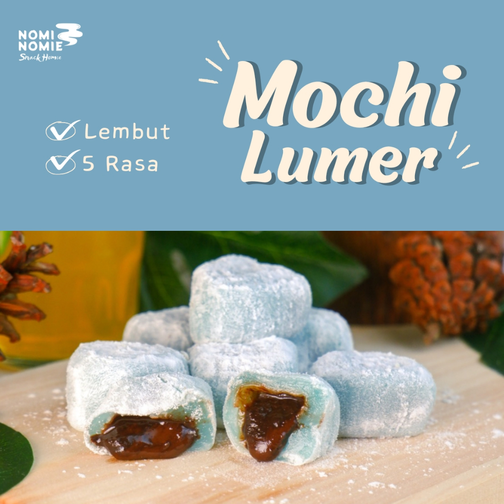 Jual Mochi Lumer Isi Kacang Coklat Keju Blueberry Crunchy Enak & Lembut ...