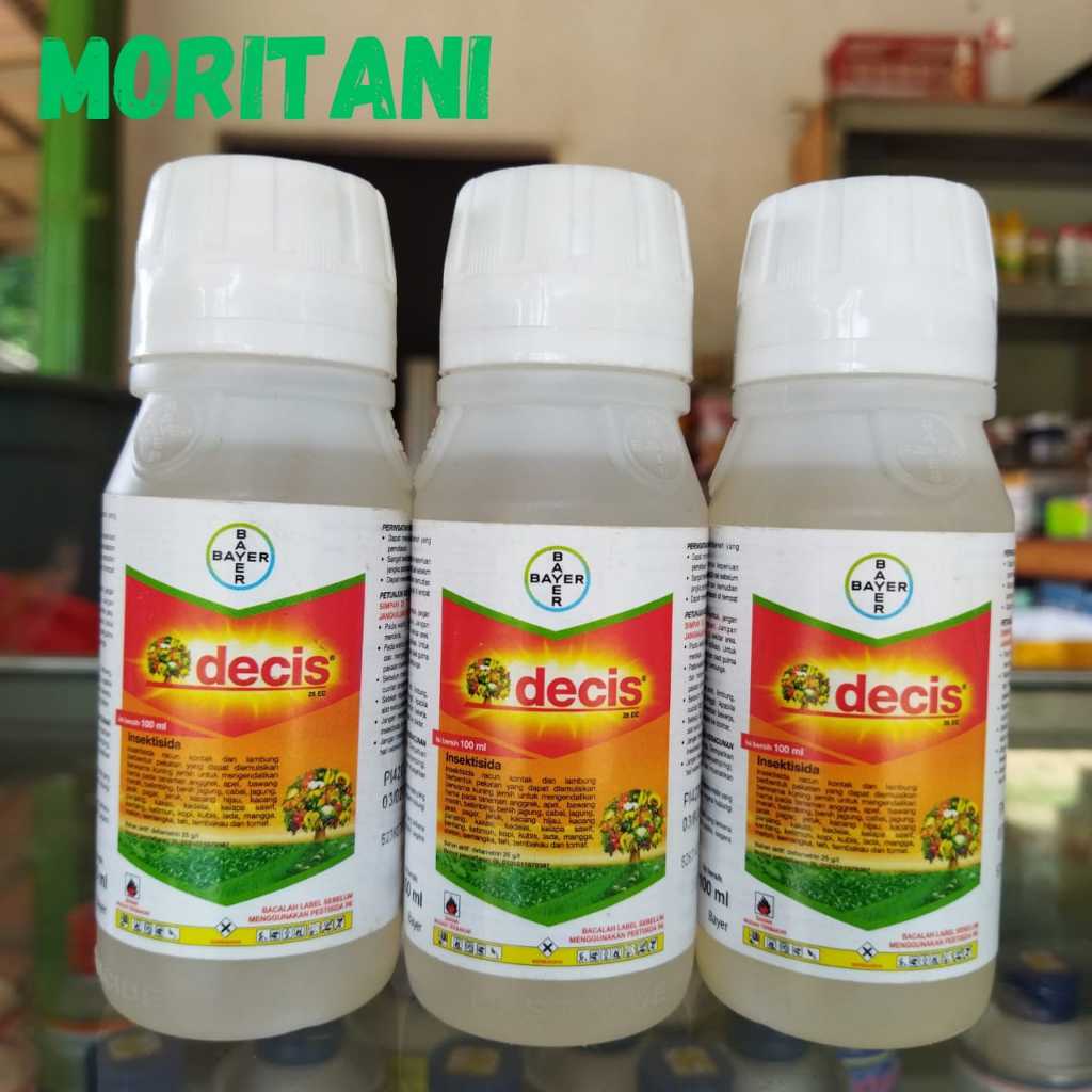 Jual DECIS 25 EC 100 ml Bahan Aktif Deltametrin Insektisida Kontak dan Lambung Andalan Petani ...