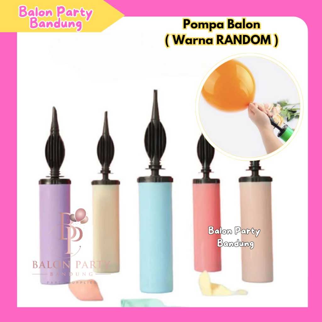 Jual BALON PARTY Pompa Balon Tangan / Balloon Hand Pump / Alat Dekorasi ...
