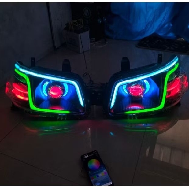 Jual paket Custom HEADLAMP GRANDMAX Alis AtasBawah Slime Frame CAKAR ...