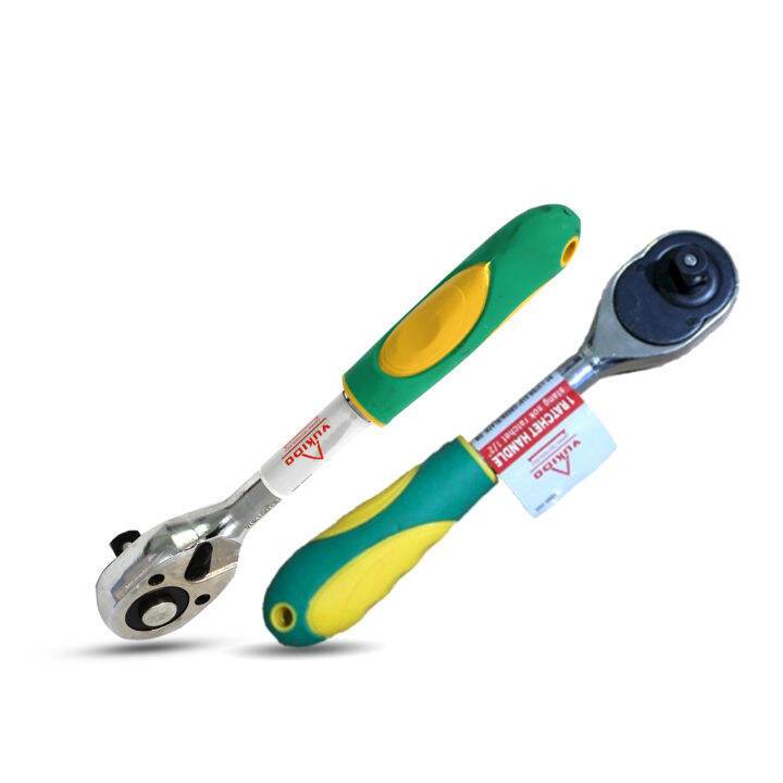 Jual YUKIDO Gagang Ratchet Karet 1/2 Inch 10 Inch Rubber Rachet Handle ...