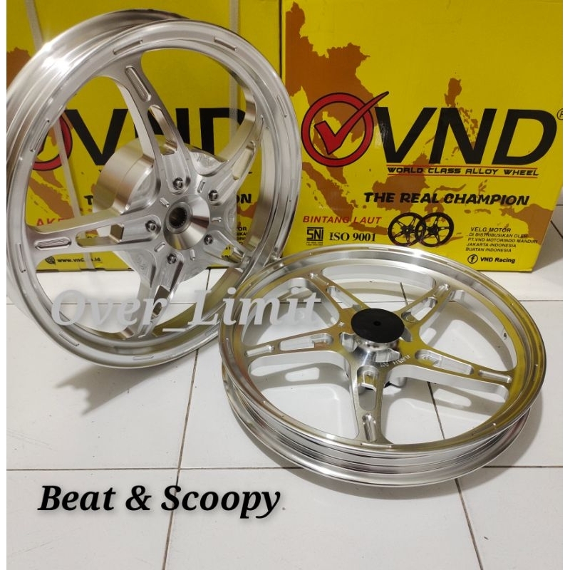 Jual velg vnd bintang laut beat Scoopy beat fi pop DULUXE 160x14 ...
