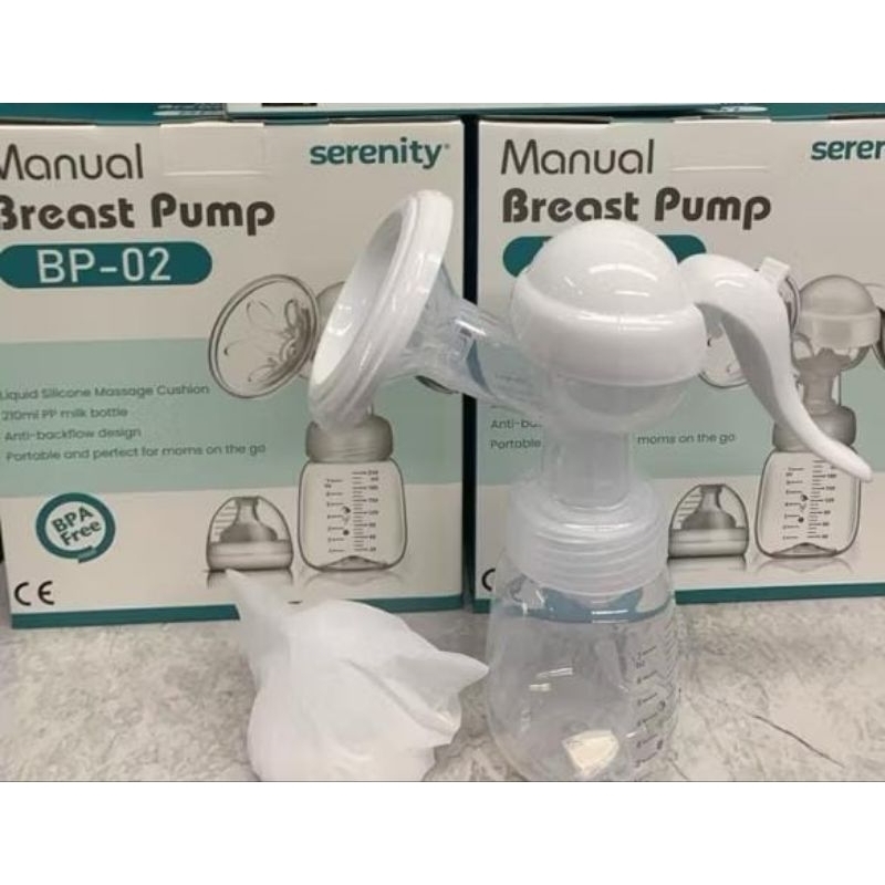 Jual Pompa Asi / Pompa Susu / Manual Breast Pump BP-02 - Serenity | Shopee Indonesia