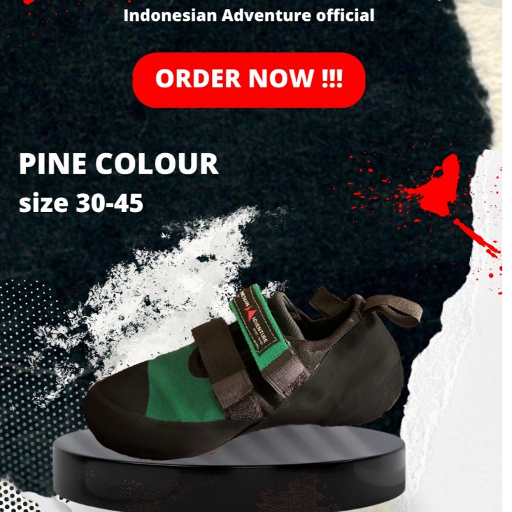 Jual sepatu panjat tebing climbing shoes merk indonesian adventure ...