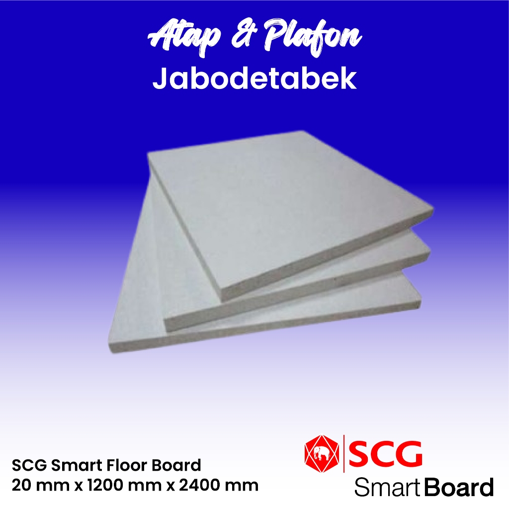 Jual SCG Smart Floor Board 20 mm x 1200 mm x 2400 mm | Shopee Indonesia