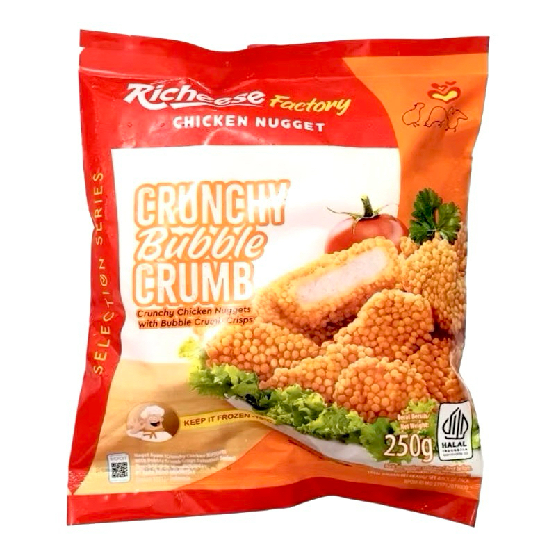 Jual Richeese Chicken Nugget Crunchy Bubble Crumb 250g | 125g | Shopee Indonesia