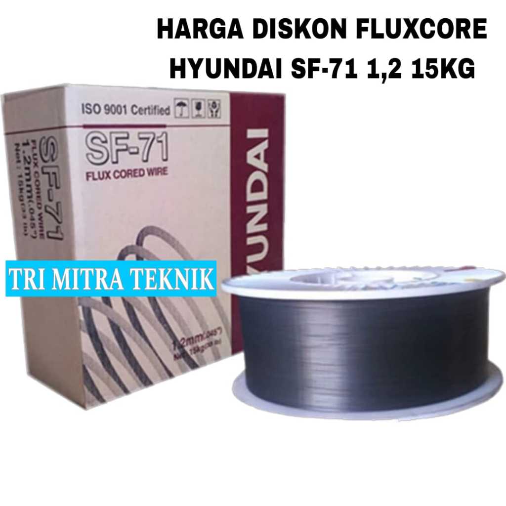 Jual Kawat Mig tanpa gas Welding FLUXCORE CO2 1.2mm Hyundai SF-71 Flux cored wire AWS A5.36 ...