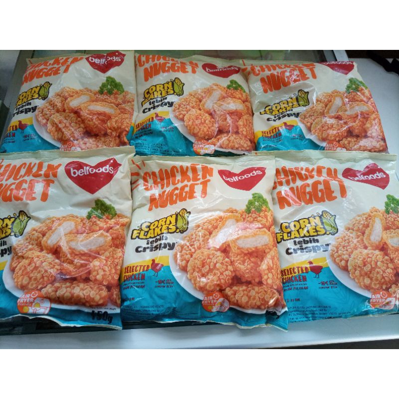 Jual BELFOODS CHICKEN NUGGET CORN FLAKES 450 GR | Shopee Indonesia