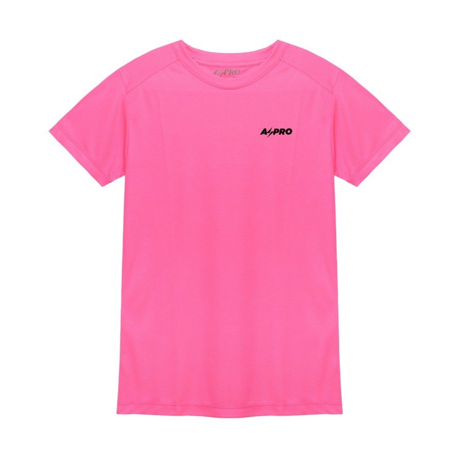 Jual Aspro Women RACE Tee Running Jersey Kaos Lari Wanita - Neon Pink ...