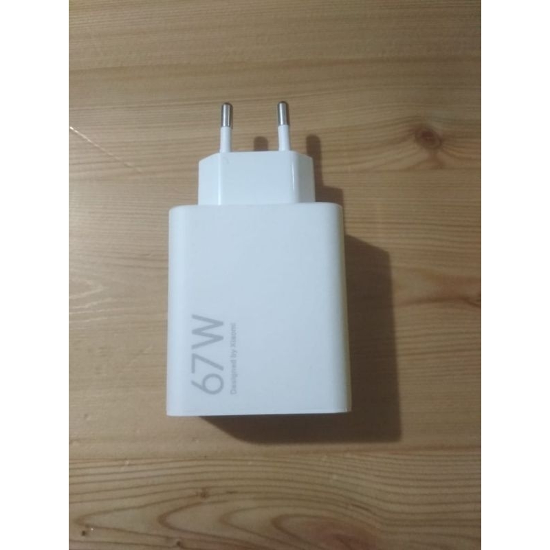 Jual ADAPTOR KEPALA CHARGER XIAOMI 67W FAST CHARGING ORIGINAL 100% MDY ...