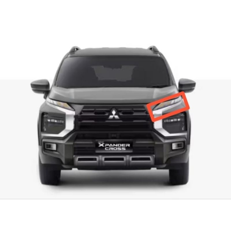 Jual LIST CHROME BUMPER DEPAN KIRI ATAS XPANDER CROSS 2023 ORIGINAL ...