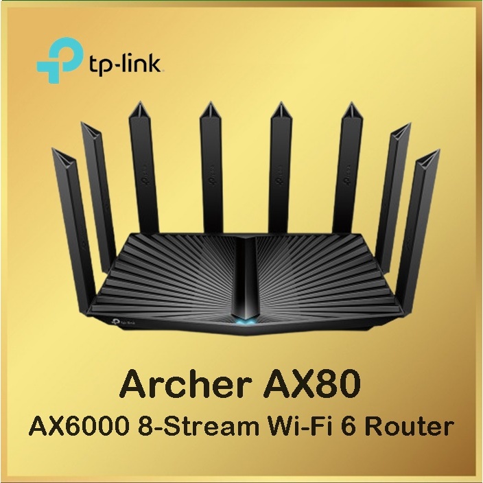 Jual Tp-link Archer AX80 AX6000 8-Stream WiFi 6 Router with 2.5G Port ...
