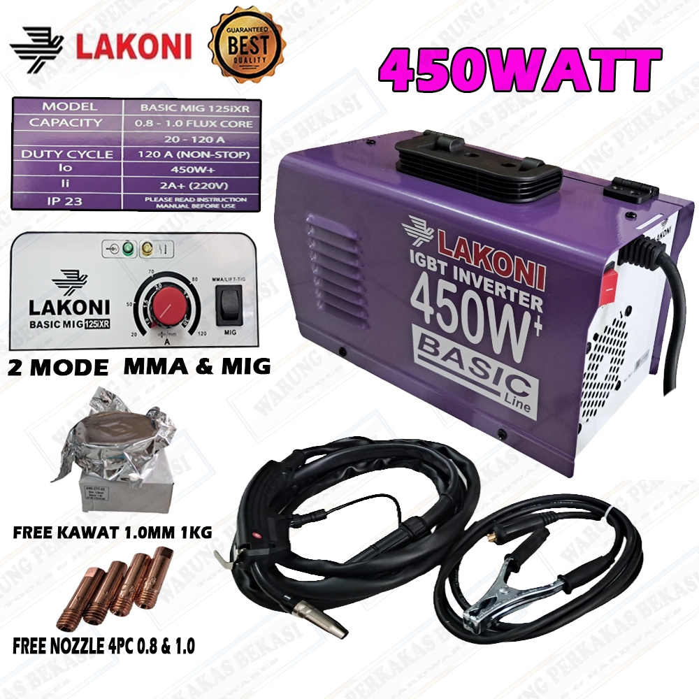 Jual LOW WATT 450W Inverter Welding Machine Mesin Travo Las Listrik IGBT MMA-120A Digital LAKONI ...