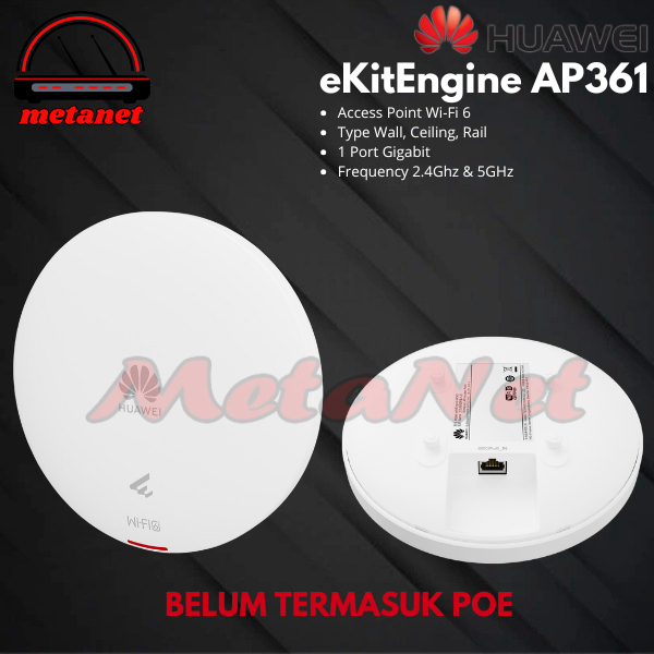Jual Huawei eKitEngine AP361 | Wi-Fi 6 802.11ax Indoor Ceiling access point MIMO AP wifi dual ...