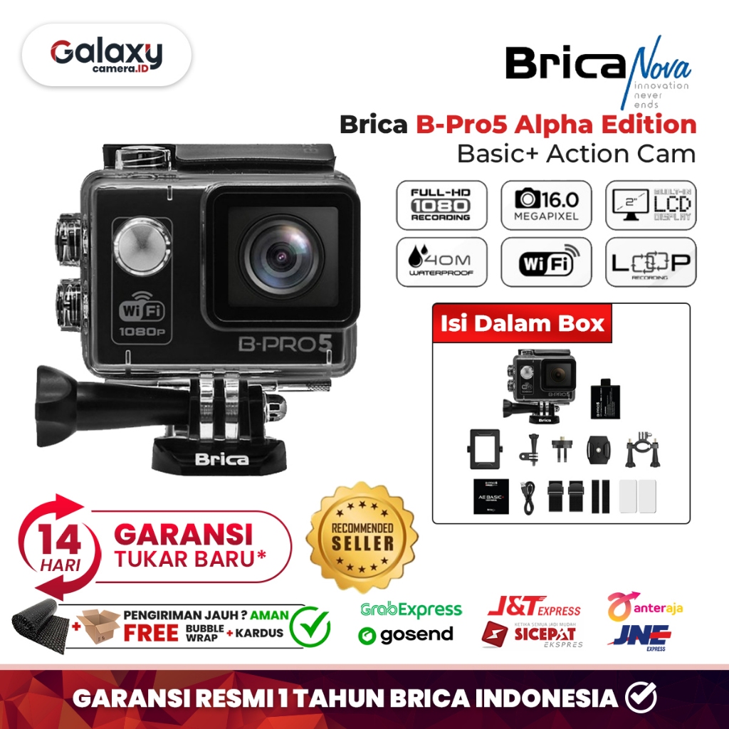 Jual Brica B-Pro5 Alpha Edition Basic+ Action Cam FHD Full HD BPro 5 AE ...