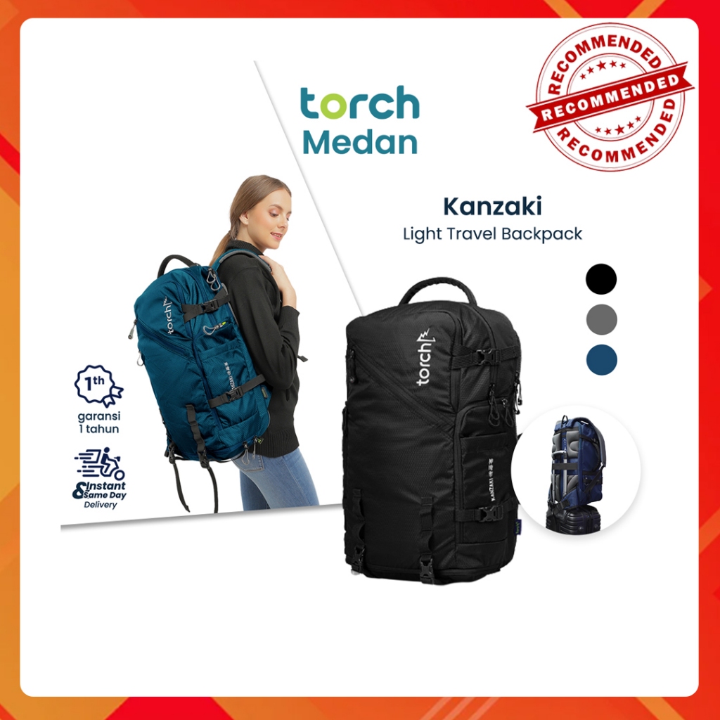 Jual TORCH Tas Ransel Traveling Light Travel Backpack Kanzaki 30 Liter ...
