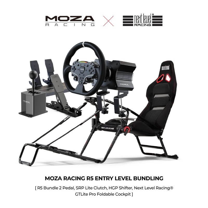 Jual MOZA Racing R5 Entry Level Bundling | Racing Simulator RIG Bundle ...