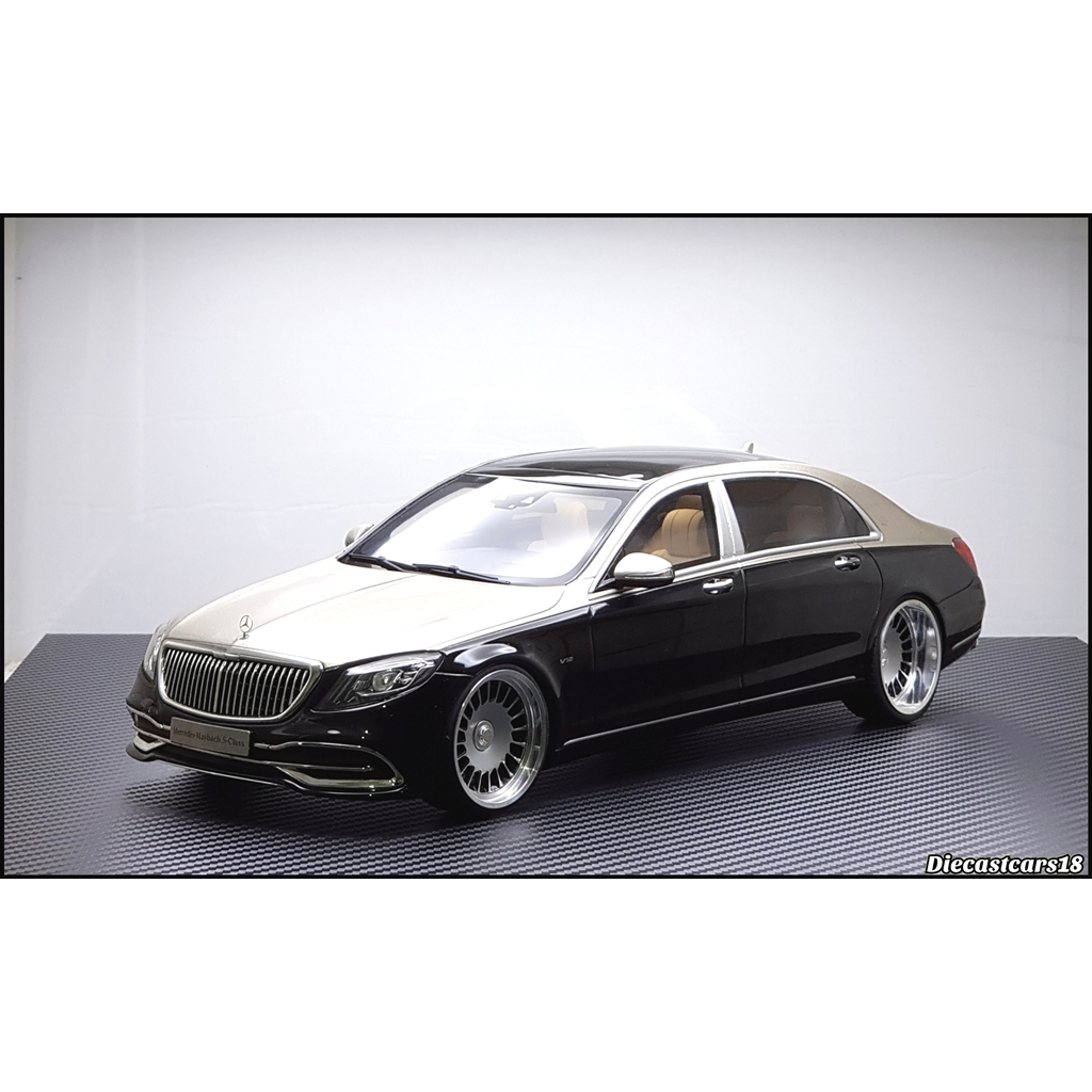 Jual 1/18 GT Spirit Mercedes Bens Maybach S600 Black Custom Wheels ...