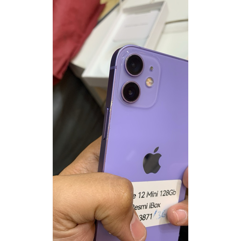 Jual iPhone 12 Mini 128GB Purple ex Resmi Indonesia | Shopee Indonesia