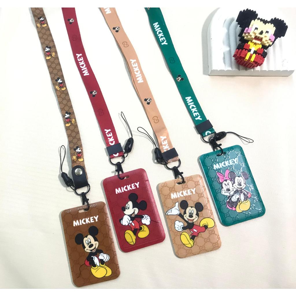 Jual (Mickey) Gantungan Lanyard ID Card Name Tag Card Kartu Nama Tanda ...