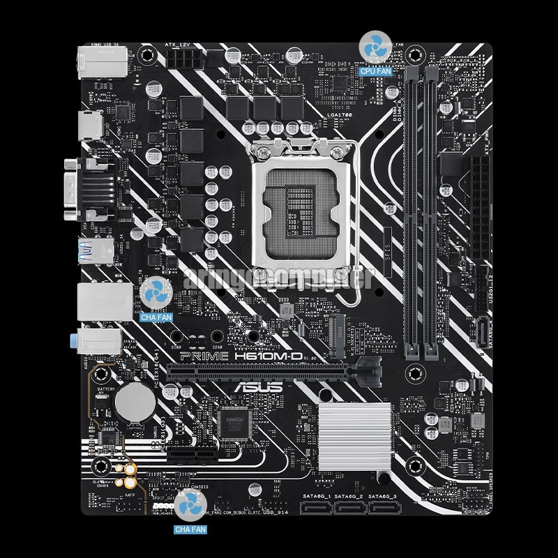 Jual Motherboard Asus (1700) PRIME H610M-D DDR5 | Shopee Indonesia