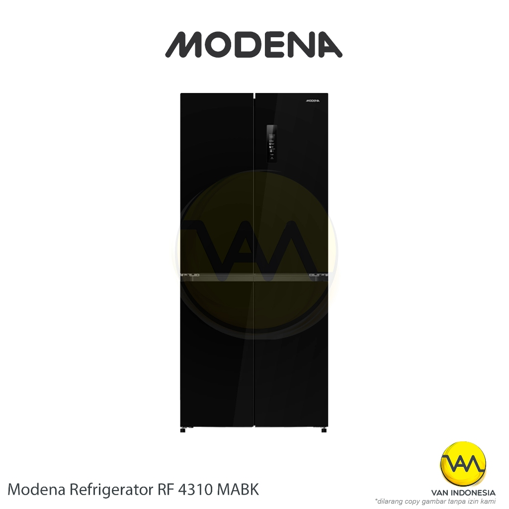 Jual Modena Refrigerator RF 4310 MABK / Kulkas Side by Side Garansi ...
