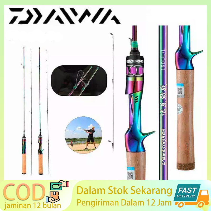 Jual Joran daiwa reel joran pancing spinning joran pancing casting joran pancing reel 180cm ...