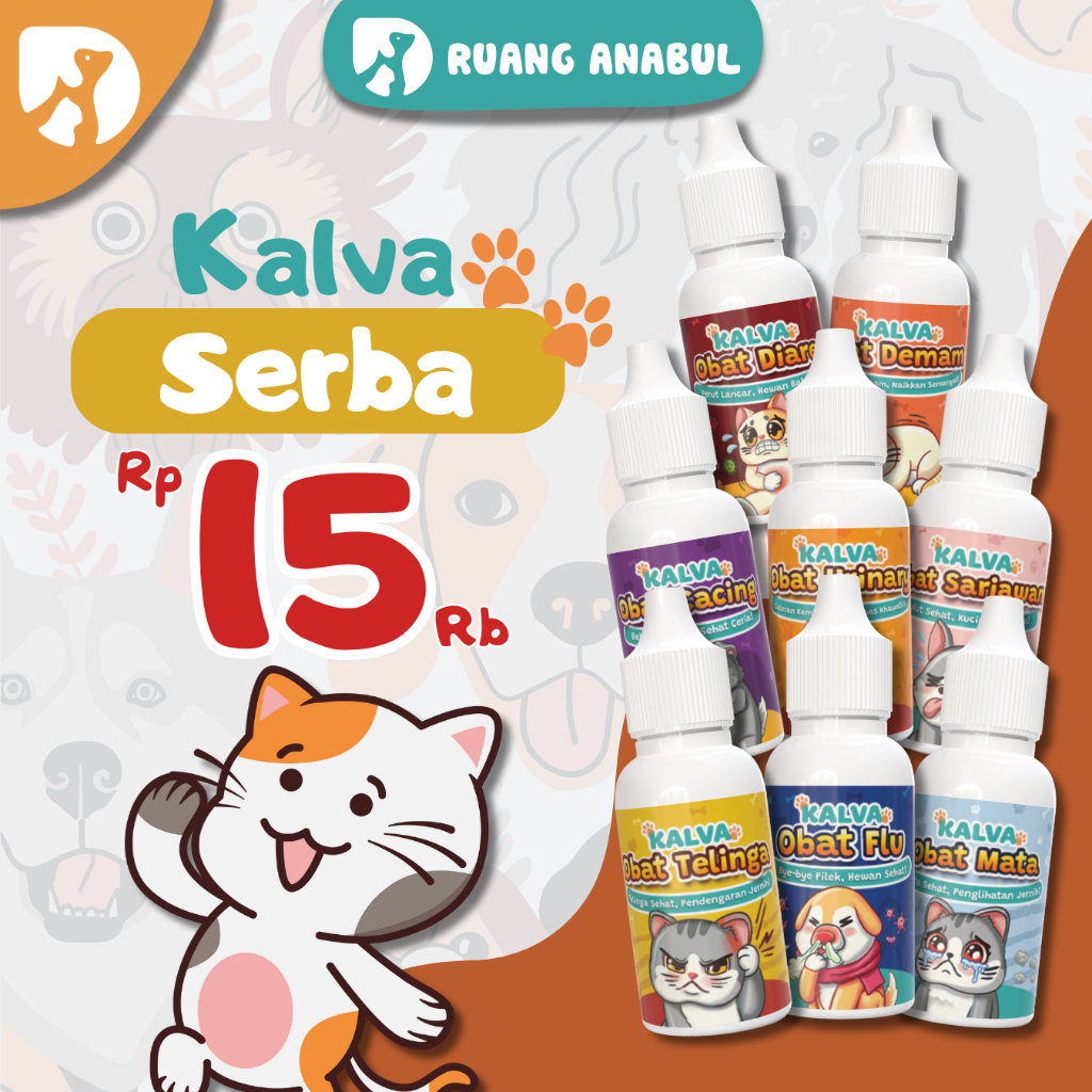 Jual KALVA Serba 15RB - Obat Urinary, Diare, Mata, Demam, Sariawan ...