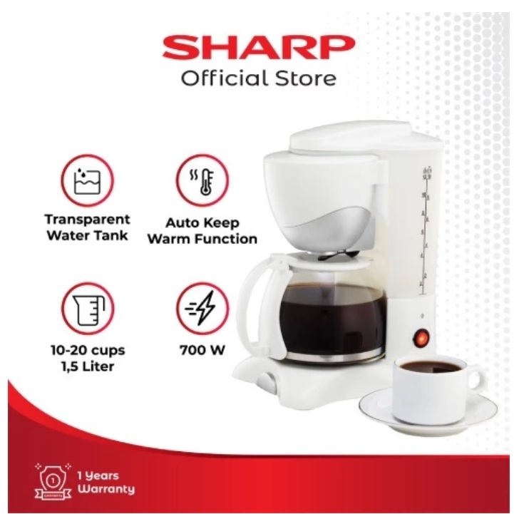 Jual Sharp Coffee Maker HM-80L(W) | Shopee Indonesia