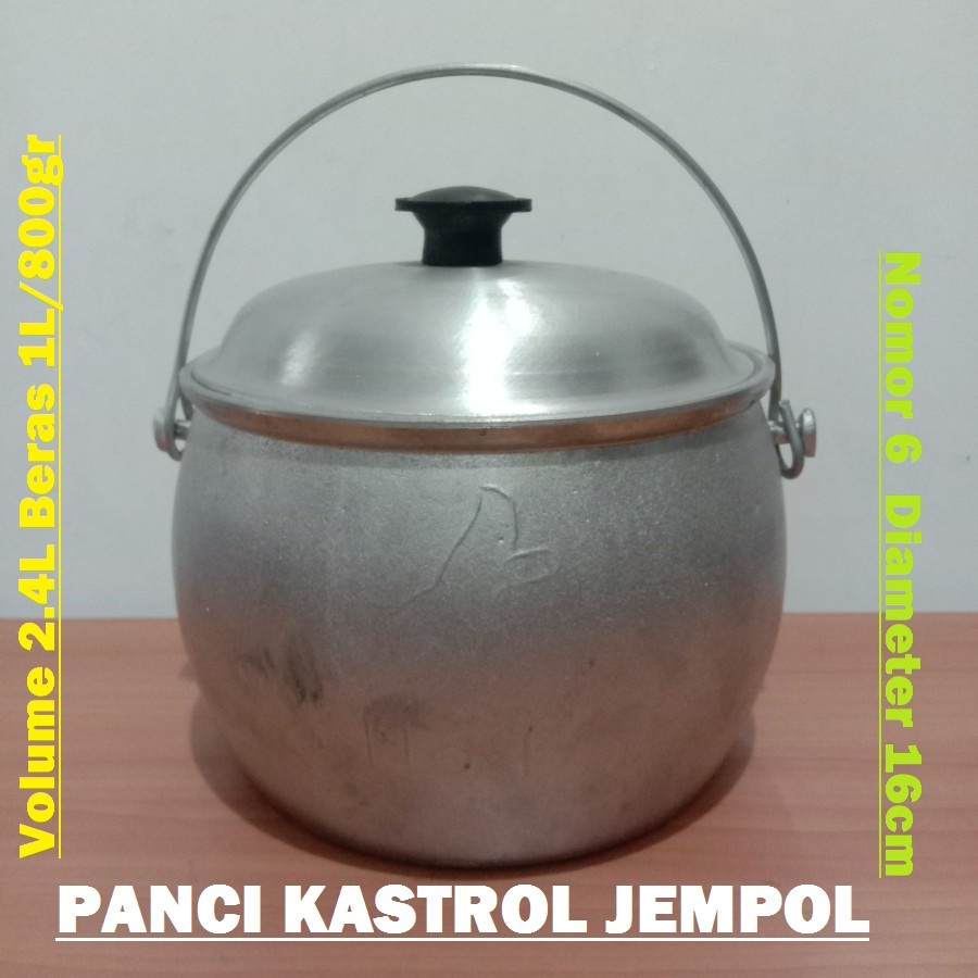 Jual Kastrol jempol no 6 duct oven nasi liwet / Kastrol Jempol 2.4 ...