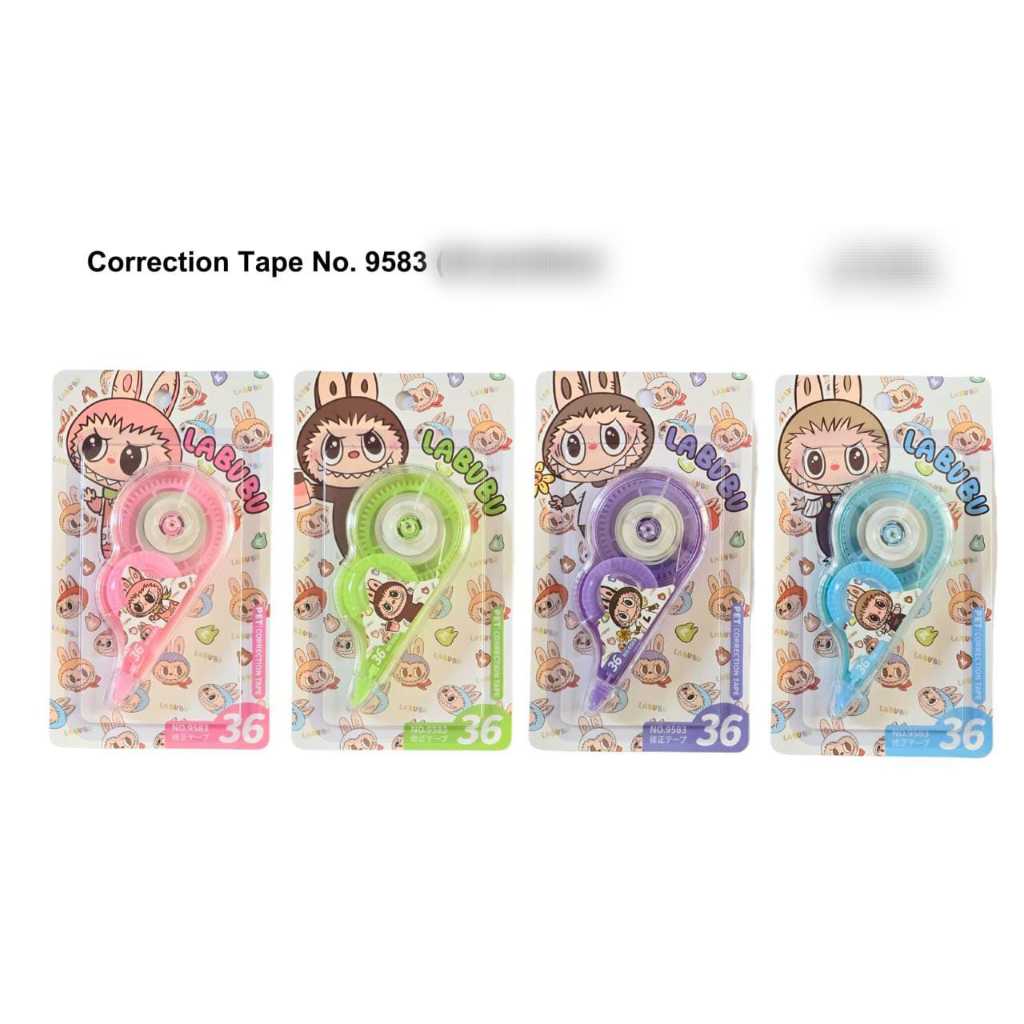 Jual CORRECTION TAPE LABUBU/ TIPE X KERTAS LABUBU 6 METER (NO 9583) cxx ...