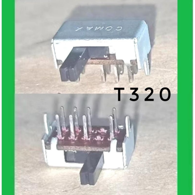 Jual Switch Mini Original Comax Toggle Switch Slide 8 Pin Saklar Geser ...