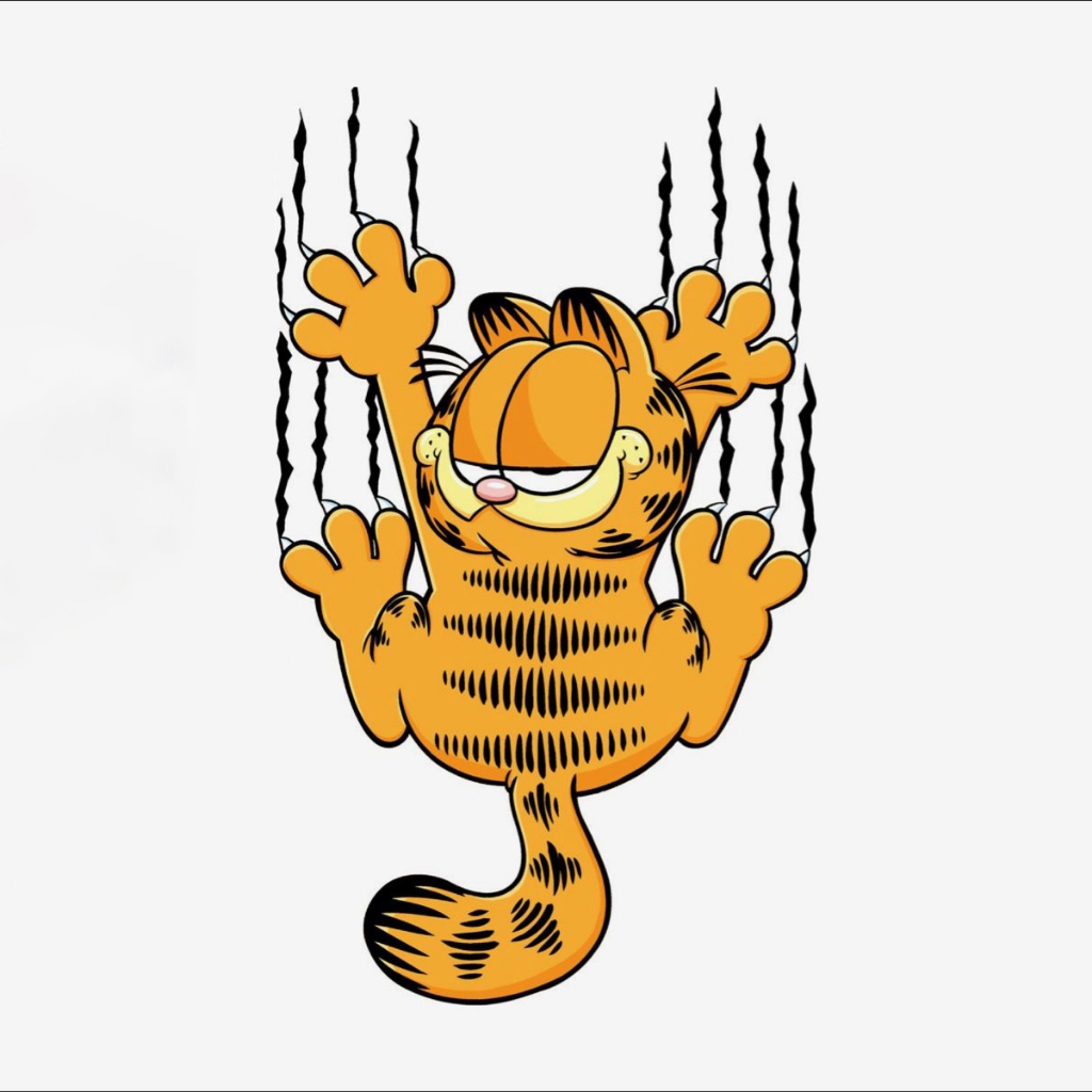 Jual Sablon Gosok - GARFIELD - Siap Setrika - Sablon Desain Lengkap - Sesuai Gambar UN067 ...