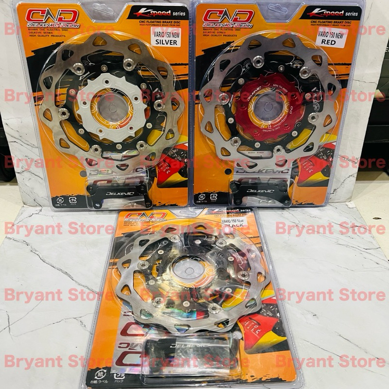 Jual PIRINGAN CAKRAM DEPAN DELKEVIC 260MM K-SPEED VARIO125 NEW VARIO150 ...