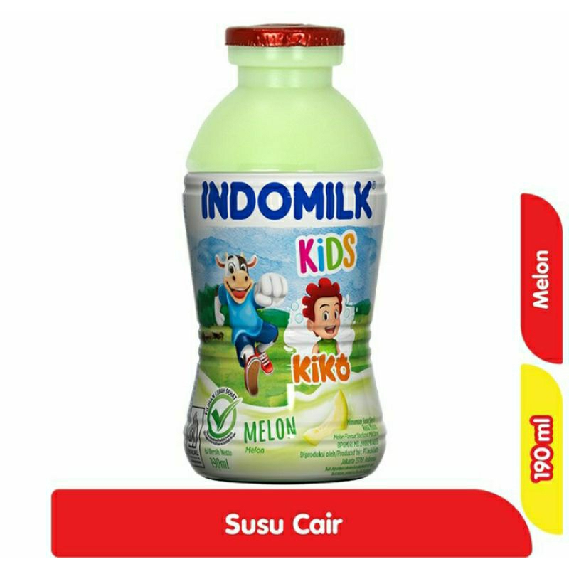 Jual INDOMILK Susu Cair Rasa Melon 190 ml | Shopee Indonesia