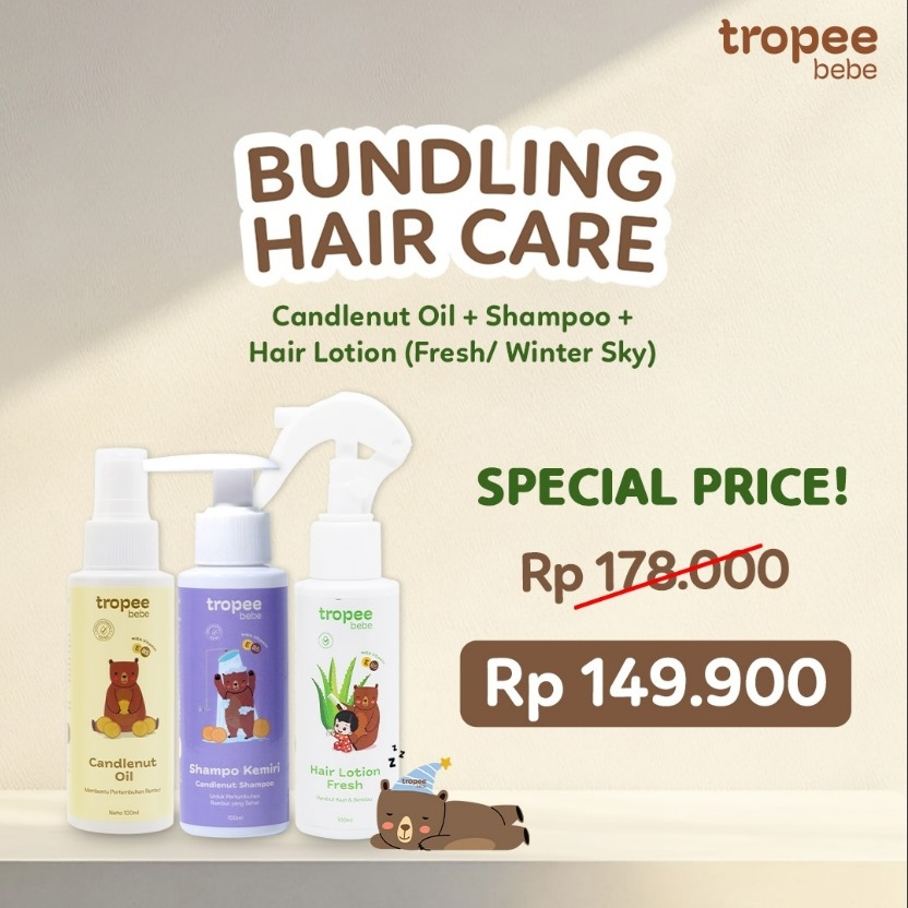 Jual PERA285 TROPEE BEBE SHAMPOO ANAK 100ml / 500ml / mini 30ml for ...