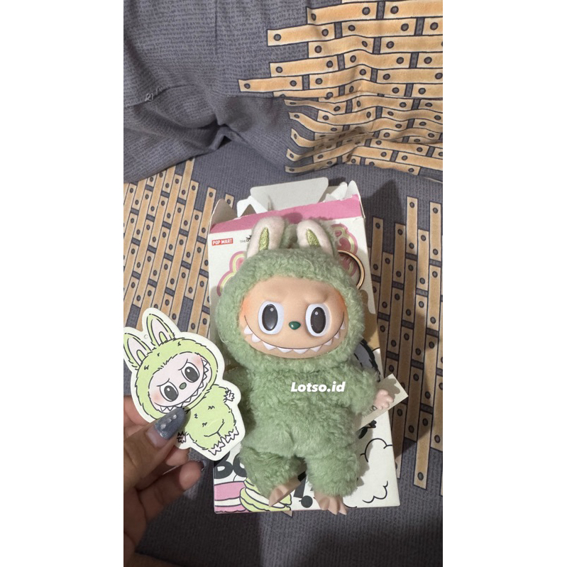 Jual Popmart Labubu Macaron Green grape | Shopee Indonesia