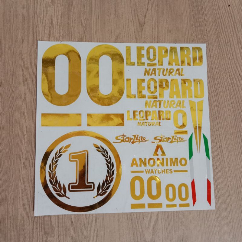 Jual STIKER HELM KYT TTC R-10 RC SEVEN LEOPARD REDBULL | Shopee Indonesia