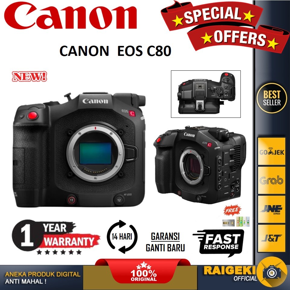 Jual Canon EOS C80 6K Full-Frame Cinema Camera (Can | Shopee Indonesia