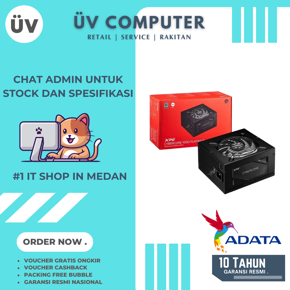 Jual Power Supply PSU Internal PC Komputer ADATA XPG CYBERCORE 1000W ...