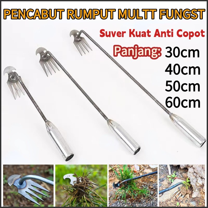 Jual 60CMWeeding garu Harrow/Garden cangkul kebun Alat Pencabut Rumput ...