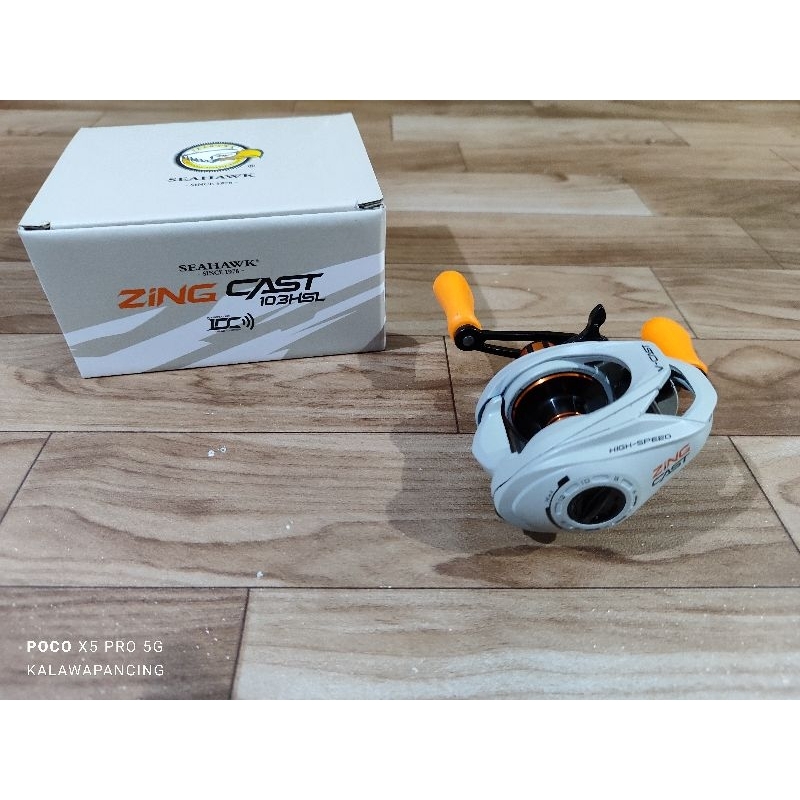 Jual Reel BC Seahawk Zing Cast (Handle Kiri) (Bonus Kail) | Shopee ...