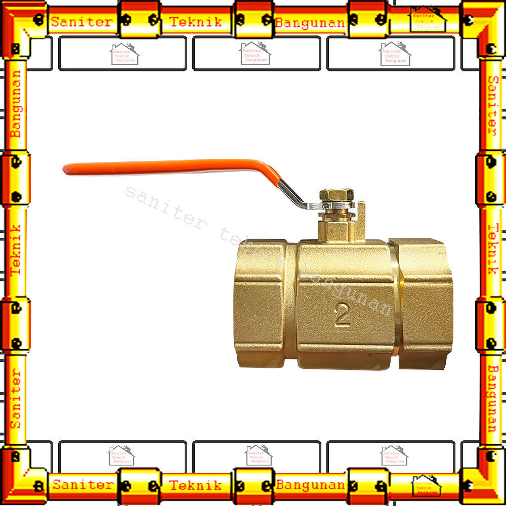 Jual Ball Valve Kuningan 2 Inch Soligen / Stop kran Air Tuas Panjang ...