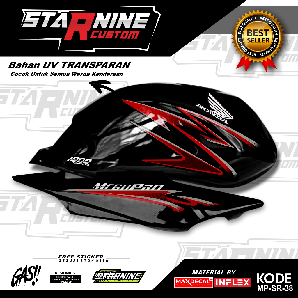 Jual striping MP primus sticker MP primus keren Kode MP-SR-38 | Shopee ...