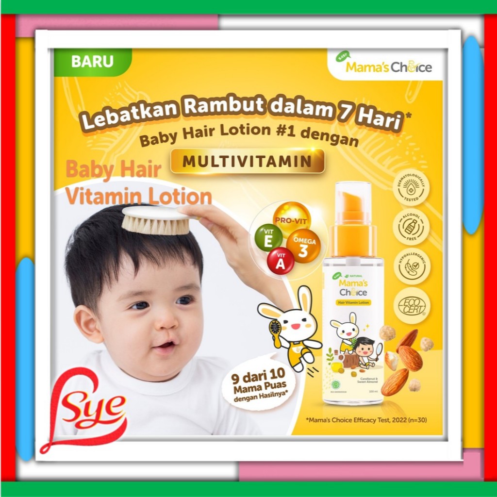 Jual Mama's Choice Baby Hair Vitamin Lotion 100ml - Vitamin Penumbuh ...