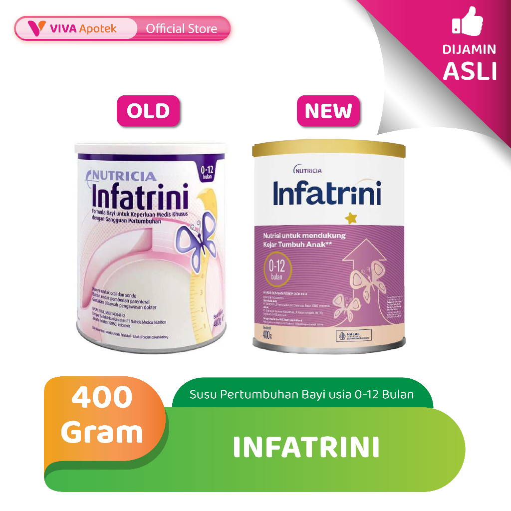 Jual Infatrini Powder Susu Formula Gangguan Pertumbuhan Usia 0-12 Bulan ...