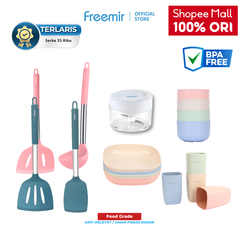 Jual Special freemir Serba 30 ribu Spatula/Piring/Mangkok/Gelas dan ...