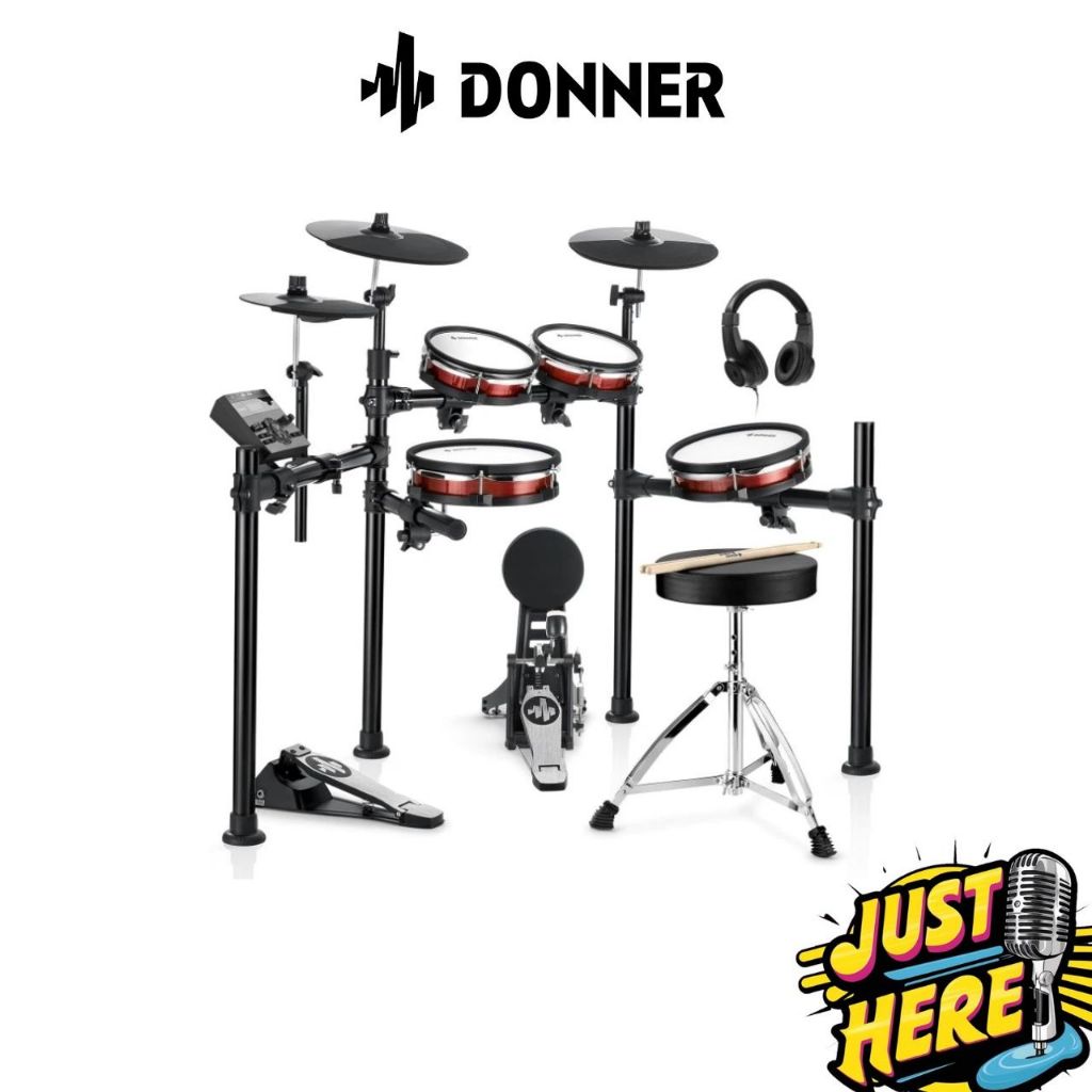 Jual Electric Drum Donner DED-200-Max/DED 200 Max/DED200Max/DED 200Max ...