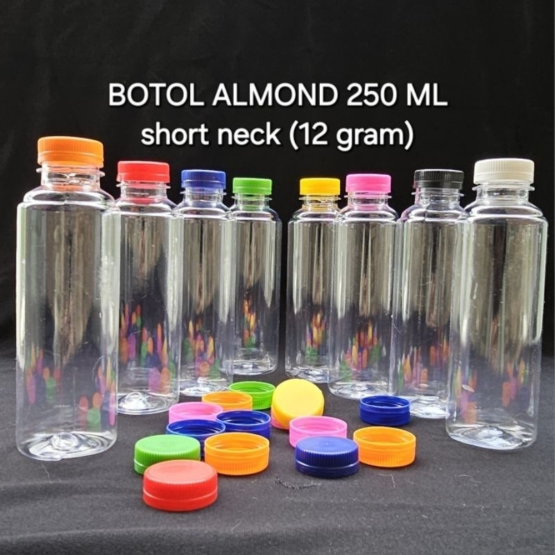 Jual Botol almond 250ml [KELIPATAN 100,200] | Shopee Indonesia
