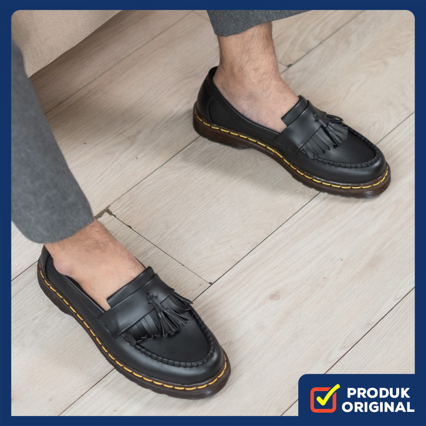 Jual ZIGGY BLACK ORIGINAL x JACK Sepatu Loafers Hitam Pria Slip On ...